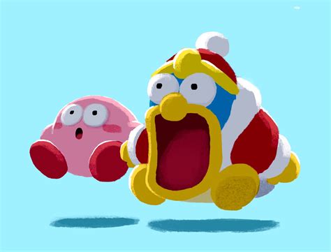 Kirby And King Dedede Kirby Drawn By Aruco Co Danbooru