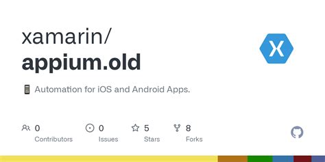 Github Xamarinappiumold Iphone Automation For Ios And Android Apps