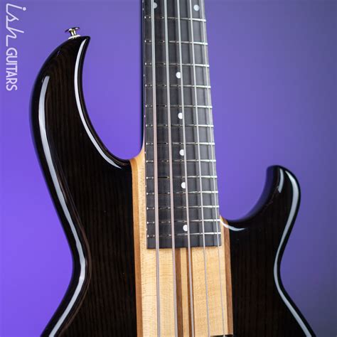 Aria Pro Ii Sb 1000 5 String See Through Bass Black Demo Ish Guitars