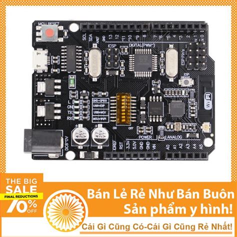 Mạch Arduino Uno R3 Wifi Arduino Uno R3 Atmega328p Tích Hợp Esp8266