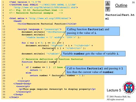 Ppt Chapter 10 Javascript Functions Powerpoint Presentation Free