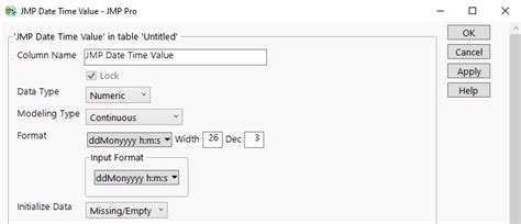 Convert Character Datetime To Numeric Jmp User Community