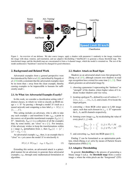 shadows aren t so dangerous after all a fast and robust defense against shadow based