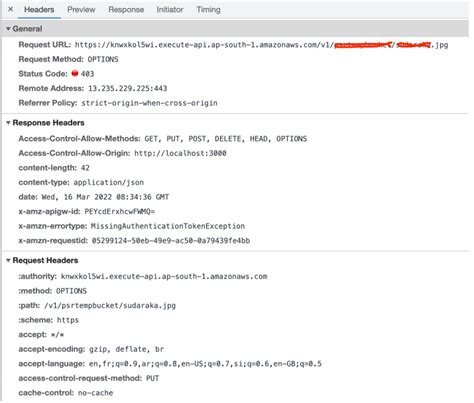 Amazon Web Services How To Avoid The Cors Error From An Api Created