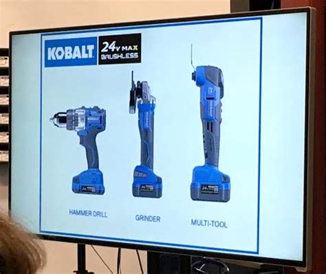 New Kobalt 24v Max Brushless Power Tool Lineup