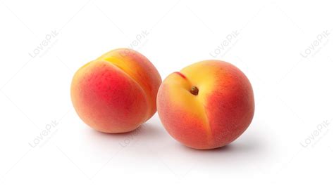 격리된 3d 렌더링 흰색 배경에 신선한 복숭아 쌍 하얀색 배경 과일 조각 배경 신선 배경 이미지 Hd 하얀색 과일 조각 신선 배경 사진 무료 다운로드 Lovepik