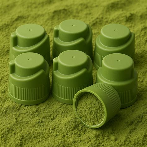 Premium Organic Instant Matcha Powder Bottle Caps For Immune Support
