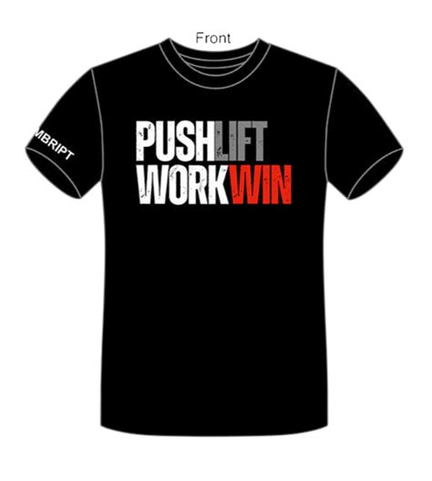 2024 Push Lift Work Win Shirt Schembri Pt