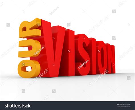 Our Vision D Perspective Text Stock Illustration Shutterstock