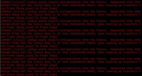 time stamp warning and robot loses its pose · issue 914 · ros navigation