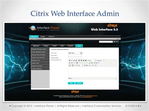 ppt citrix web interface 5 3 powerpoint presentation free download
