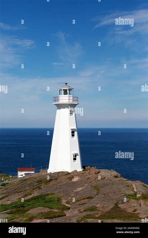 The Cape Spear Lighthouse In Newfoundland And Labrador Canada Stock