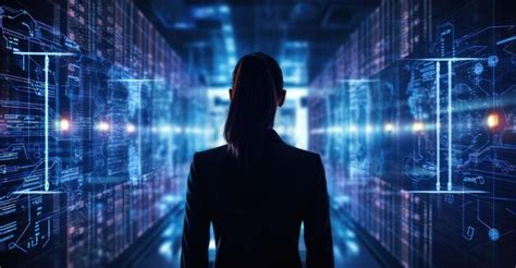 premium ai image data protection agents in a sophisticated tech