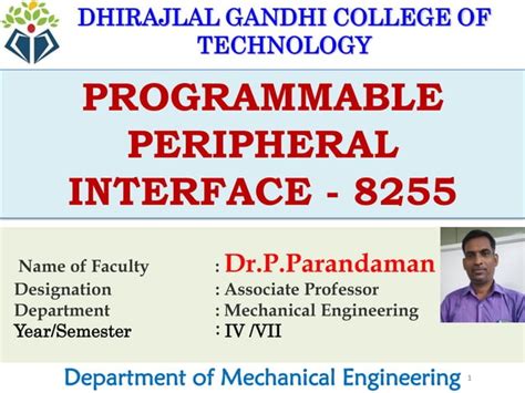 Programmable Peripheral Interface 8255 Pdf