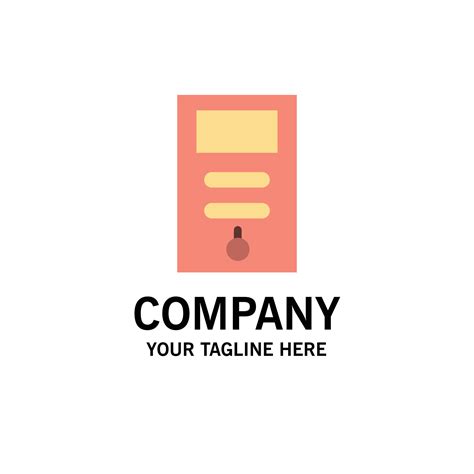 Computer Cpu Pc Stabilizer Business Logo Template Flat Color 13146327 Vector Art At Vecteezy