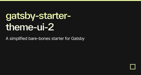 Gatsby Starter Theme Ui 2 Codesandbox