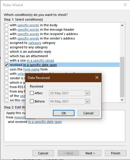 Outlook Rule To Delete Emails Older Than Stipulated Number Of Days Super User