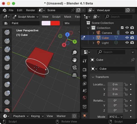 118306 Sculpt Disable Set Pivot And Select Color For Invisible