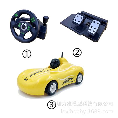 卡丁游乐园赛车第一视角沉浸式方向盘车男孩玩具fpv摄像头遥控车 阿里巴巴