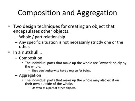 PPT Composition Aggregation And Delegation PowerPoint Presentation