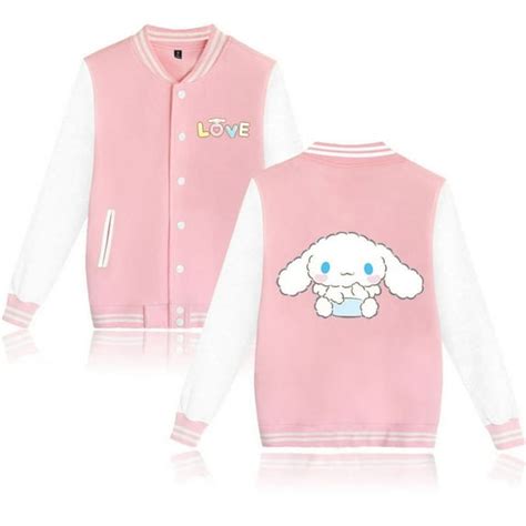 Cinnamoroll Jacket Autumn Coat Cartoon Streetwear Cute Xmas T