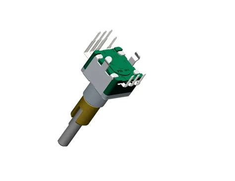 Factory Ec11 Incremental Rotary Encoder 15 Pulses 30 Detent Dual Metal