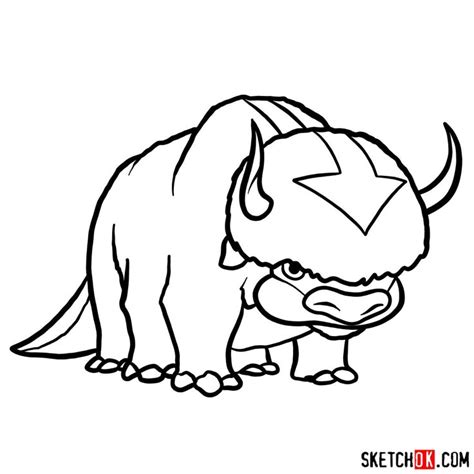 Learn How To Draw Appa From Avatar The Last Airbender In 2025