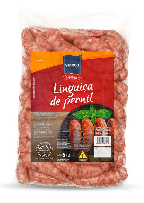 LinguiÇa De Pernil Congelada 5kg Suinco