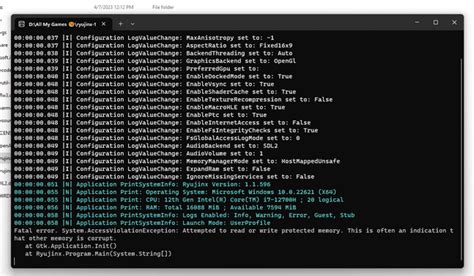 attempted to read or write protected memory this is often an