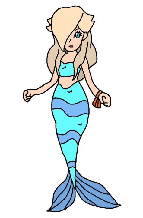 Rosalina Blue Mermaid Princess By Katlime On Deviantart