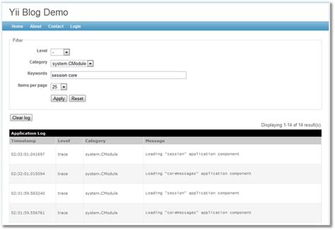 mongodblogviewer extensions yii php framework