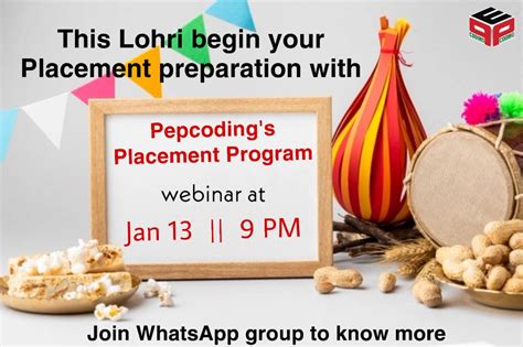 Join Pepcodings Webinar On Placement
