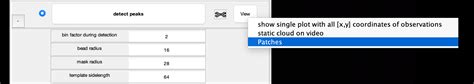 file align gui patch as putative gold bead png dynamo
