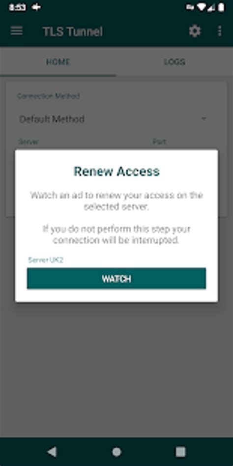 TLS Tunnel Free and Unlimited VPN APK pour Android Télécharger