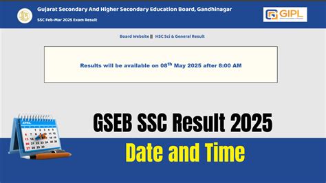 GSEB SSC Result 2025 Gujarat Board 10th Result Out Tomorrow At 8 AM On Gseb Org Steps To Check