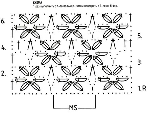 Схемы Вязания Узоров Крючком 67 фото