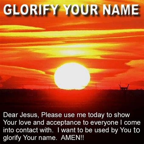Glory Your Name