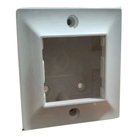 2 Module Surface Box White Plastic At Rs 23 Piece In Vasai Virar Id