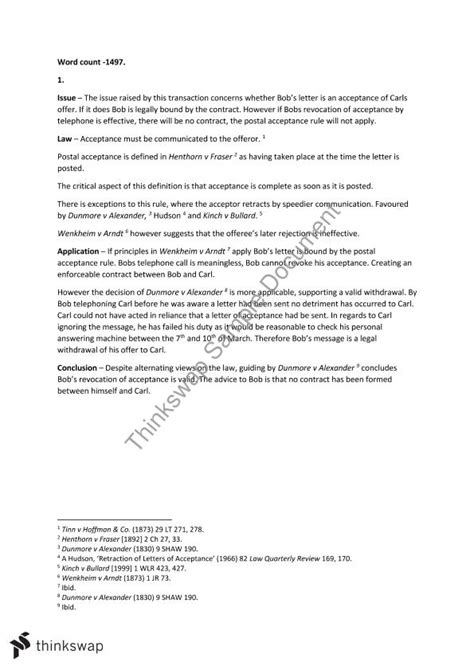 Contracts Hypothetical Assignment Laws1200 Contracts Mq Thinkswap