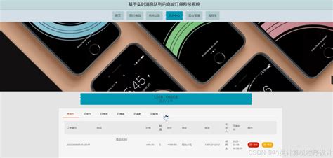 Springboot毕设 实时消息队列的商城订单秒杀系统 程序论文 Csdn博客