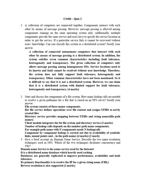 Quiz 2 Pdf Domain Name System Computer File