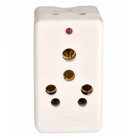 6A ABS Plastic Multi Pin Electric Socket At Rs 45 Piece In Kanpur ID 22624235791