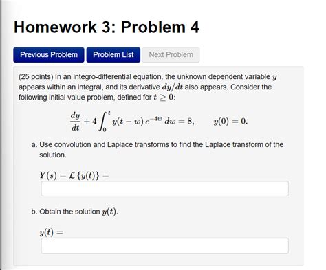 Solved Homework Problem Previous Problem Problem List Chegg Com