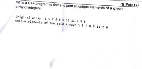 Solved 8 ﻿pointswrite A C ﻿program To Find And Print All