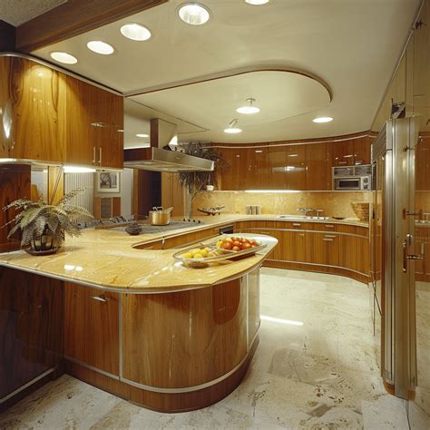 Iconic 70s Luxury Kitchen Timeless Elegance Meets Modern Comfort