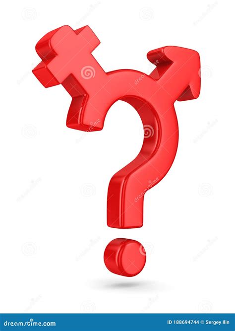 Choice Sex On White Background Isolated D Illustration Stock