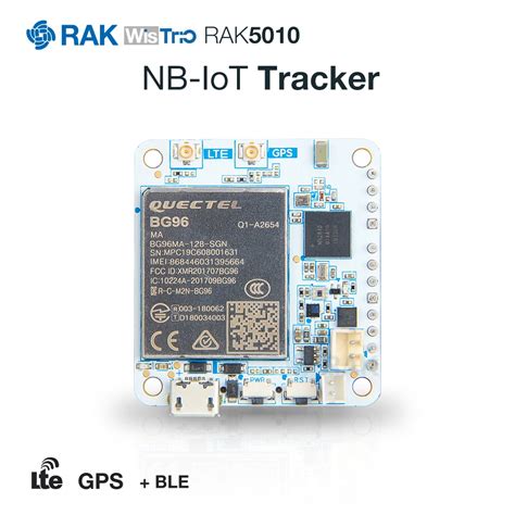 Wistrio Nb Iot 트래커 보드 Lte Cat M1 And Nb1 Gps Ble 센서 모듈 Gps Ipex 안테나 포함 Usb 케이블 Rak5010교체부품