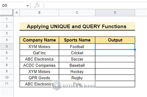 How To Filter Unique Values In Google Sheets Simple Ways