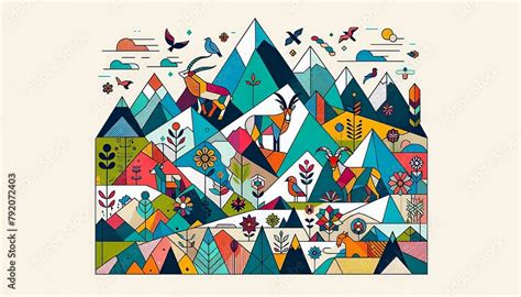 Each Shape And Color Choice Reflects The Unique Ecological Traits And