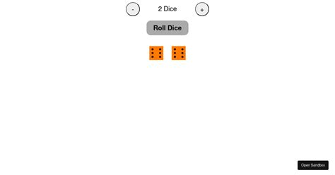 Dice Roll Forked Codesandbox